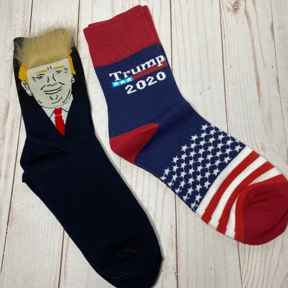 Underwear & Socks | Donald Trump 220 Hair Socks Blue Black Osfm | Poshmark